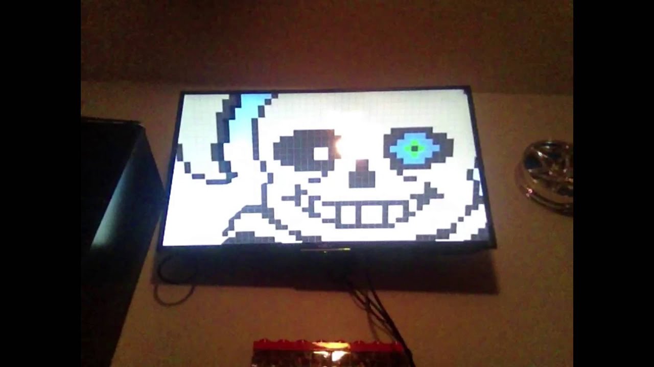 Minecraft: Undertale - Sans Sprite Art! - YouTube