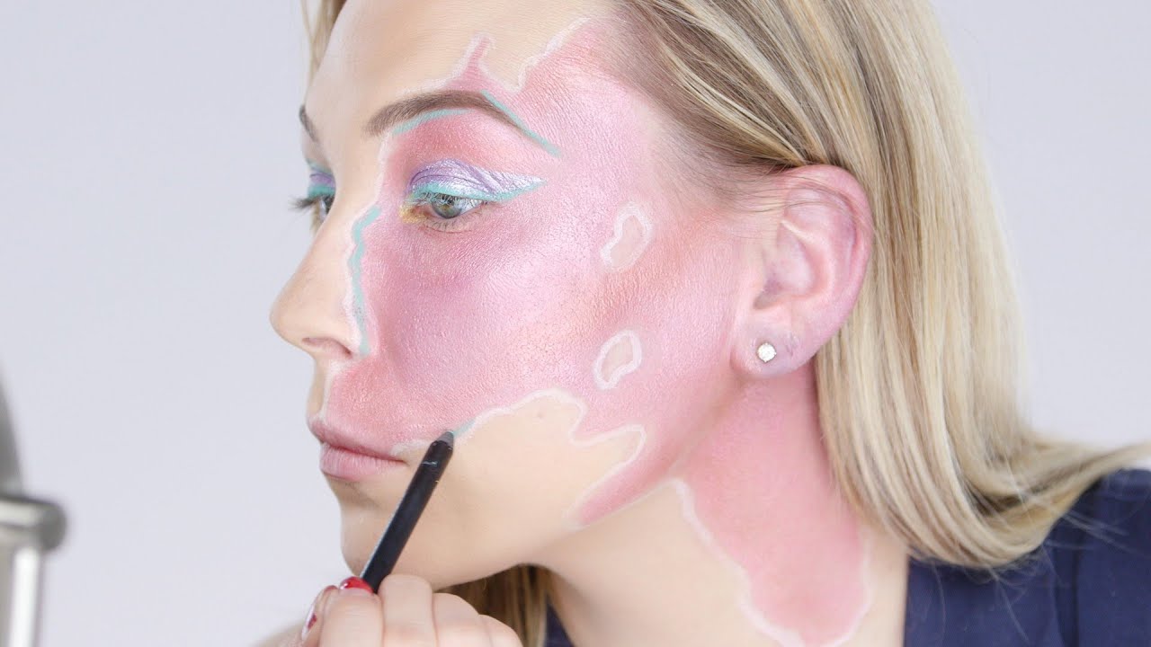 Watch This Beauty Transform Her Birthmark With This Face Art - YouTube