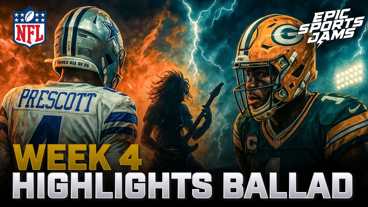 NFL Week 4 Highlights in Epic Ballad (2025) | Rookies Rise, Unbeatens ...
