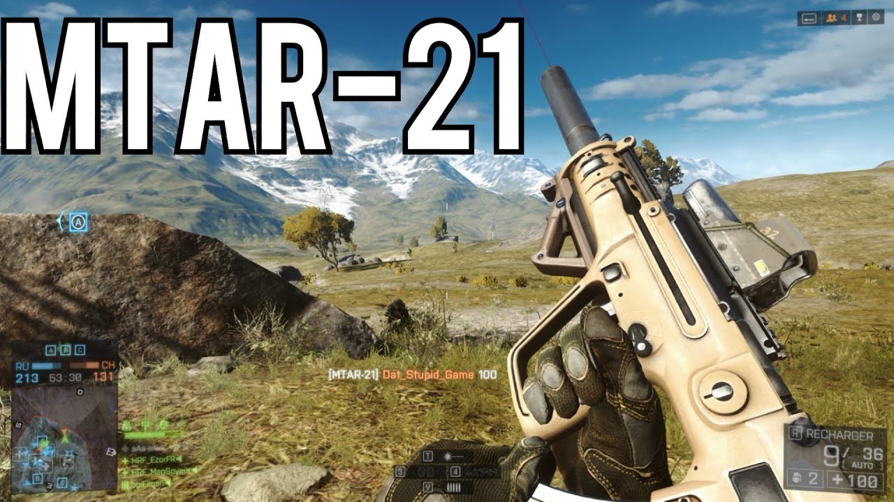 Battlefield 4 - Gameplay MTAR-21- Gros délire en Domination aAa Siwil - YouTube