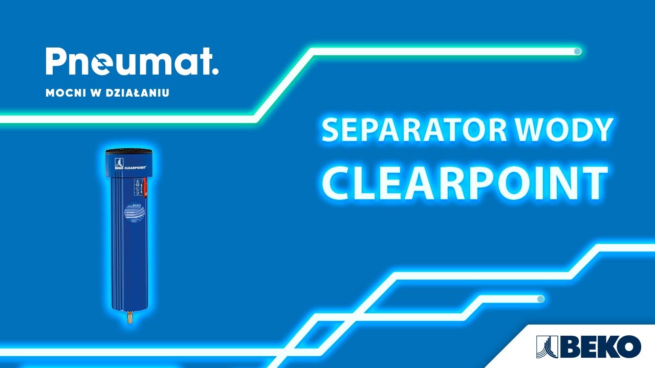 Jak działa separator wody, kondensatu CLEARPOINT W? Zasada działania ...