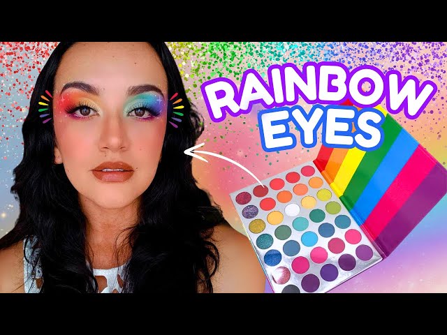 Tutorial De Maquillaje De Ojos Arcoiris Maquillaje Arcoíris: Ideas