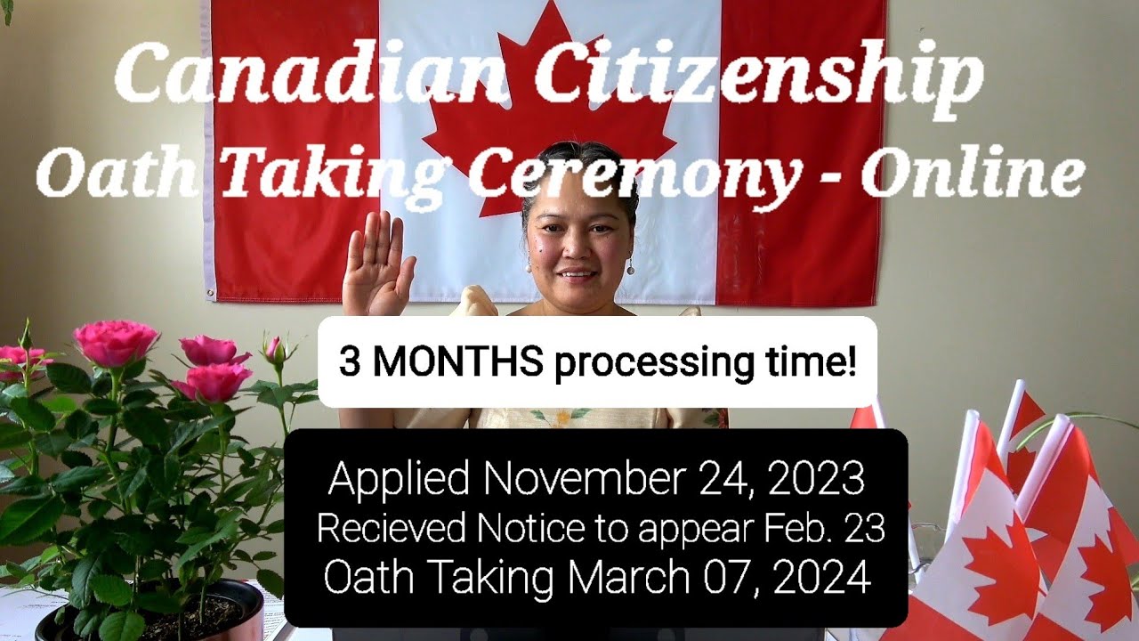 Canadian Citizenship Oath Taking Ceremony - Online | Smithers B.C ...
