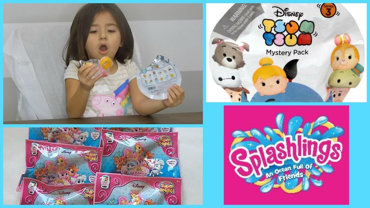 DISNEY TSUM TSUM | WHISKER HAVEN & SPLASHLINGS BLIND BAGS! TOY VIDEOS ...