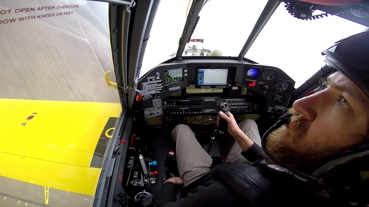 Air Tractor Cockpit View 502xp - YouTube