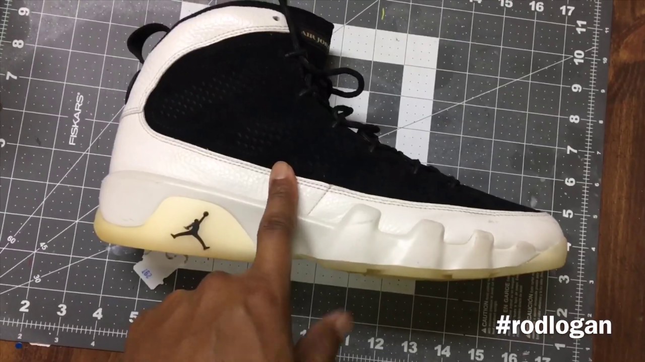 Mango/Black Jordan 9 custom - YouTube