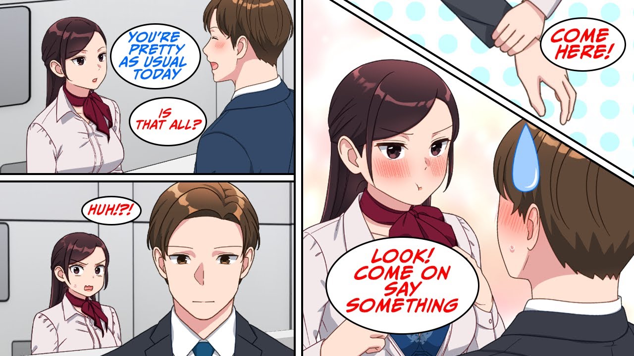 [Manga dub] I complimented the beautiful reception lady on her looks ...