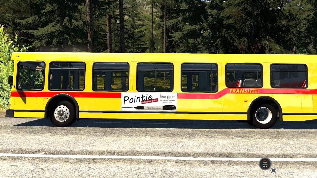 BeamNG Drive - Bus on the Altitude Map Part 2 - YouTube