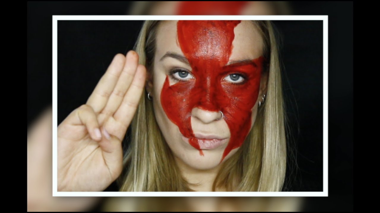 Warpaint - The Hunger Games Mockingjay - Halloween Makeup Tutorial ...