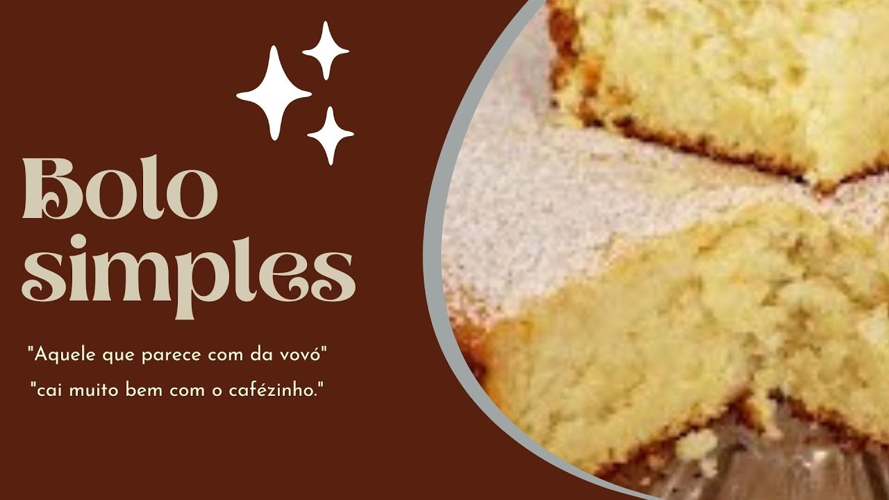 Bolo simple. - YouTube