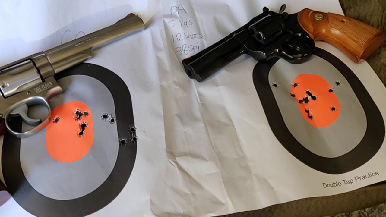 Colt Python vs Smith Wesson 66 - YouTube