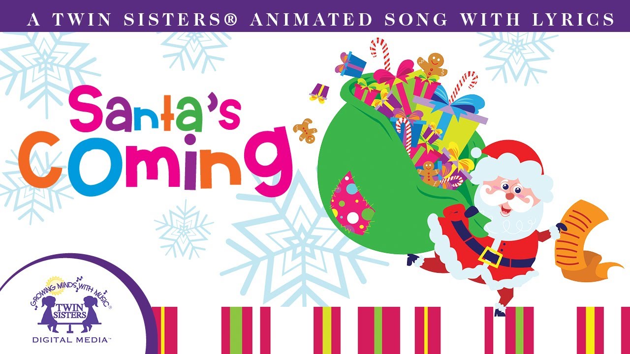 Santa's Coming - Animated Song with Lyrics! - YouTube
