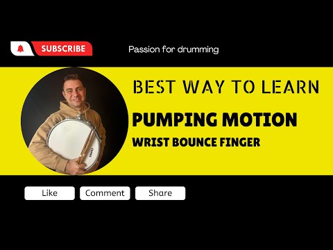 Lesson #7 Best way to learn the Pumping Motion (Wrist Bounce Finger ...