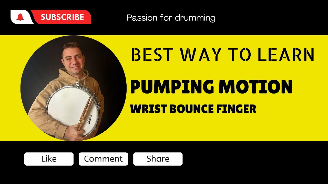 Lesson #7 Best way to learn the Pumping Motion (Wrist Bounce Finger ...