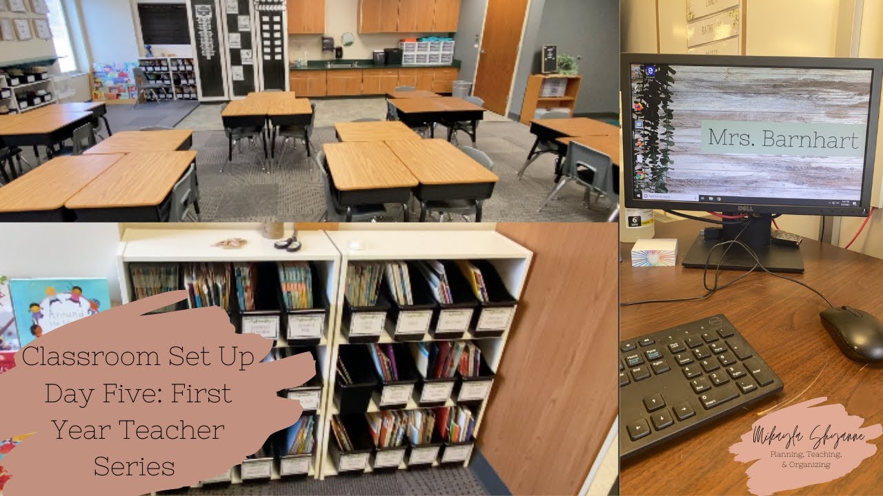 Classroom Set Up Day Five: First Year Teacher Series - YouTube