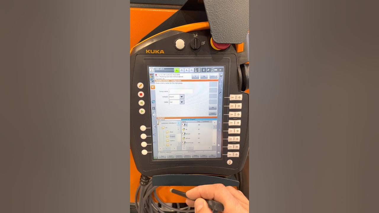 Monitor Single or Group of Variable on KUKA Pendant - YouTube