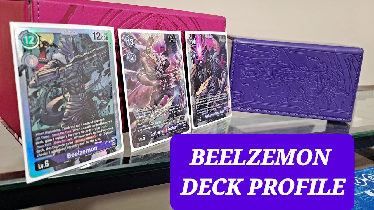 DIGIMON TCG // BEELZEMON DECK PROFILE // APRIL 2024 - YouTube