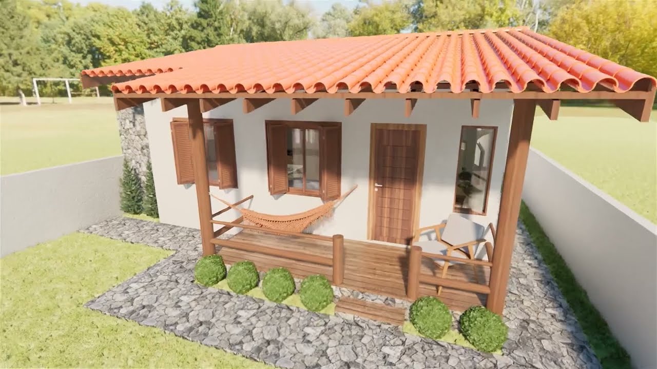 Small house | VERY COZY | simple house - YouTube