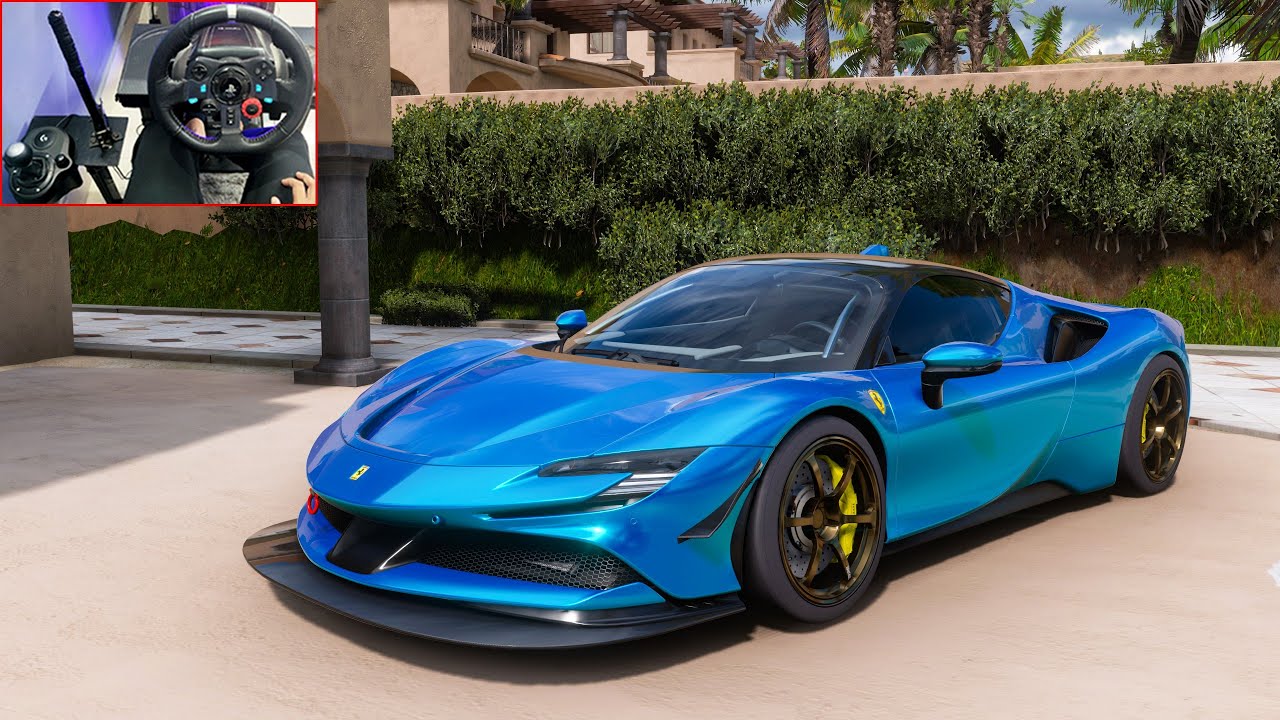 Modded Ferrari SF90 Stradale | Forza Horizon 5 (Steering Wheel ...