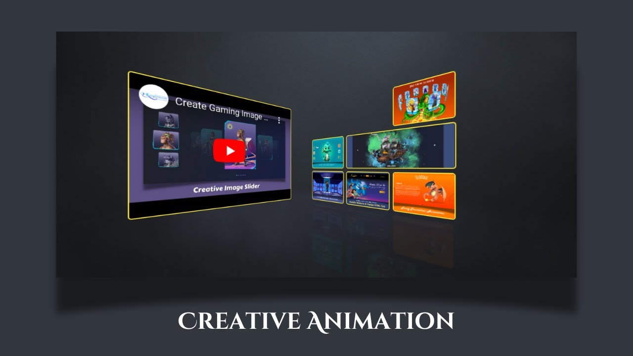 Build A Video Gallery with Animation Using HTML CSS & JavaScript - YouTube