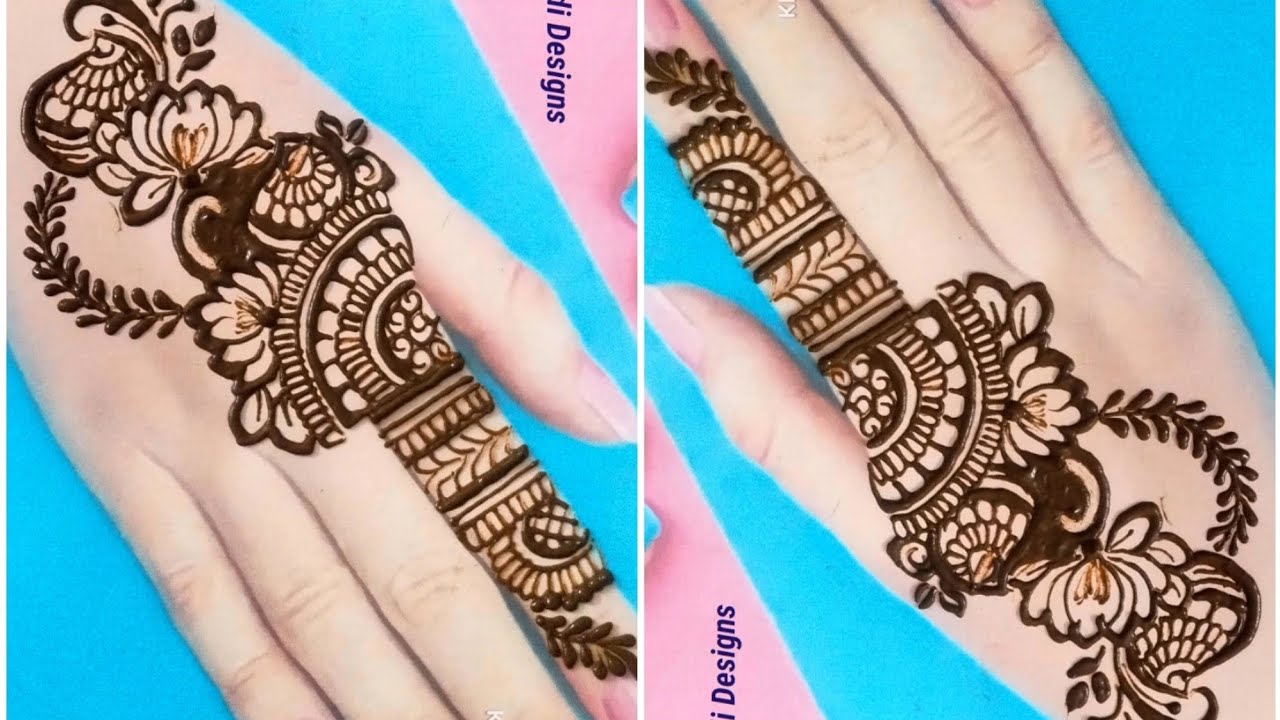 Mehndi design simple and easy/arabic mehndi design trending/beautiful ...