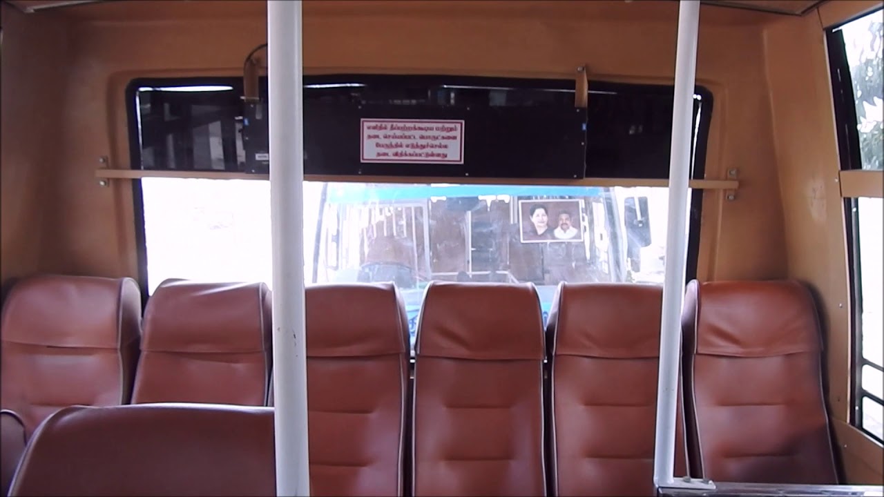 TNSTC TATA BS4 new bus interior - YouTube