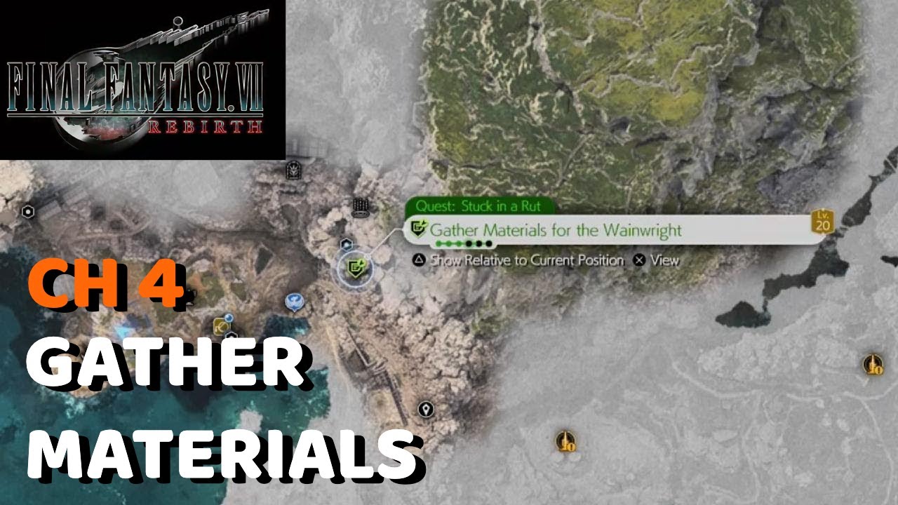 Gather Materials For The Wainwright | Stuck In A Rut | Final Fantasy 7 ...