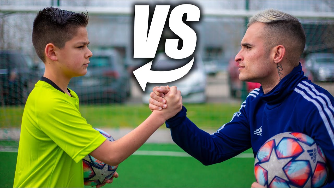 NIÑO DE 12 AÑOS ME RETA 1VS1 JUGANDO AL FÚTBOL ft. Guilherme Ruck - YouTube