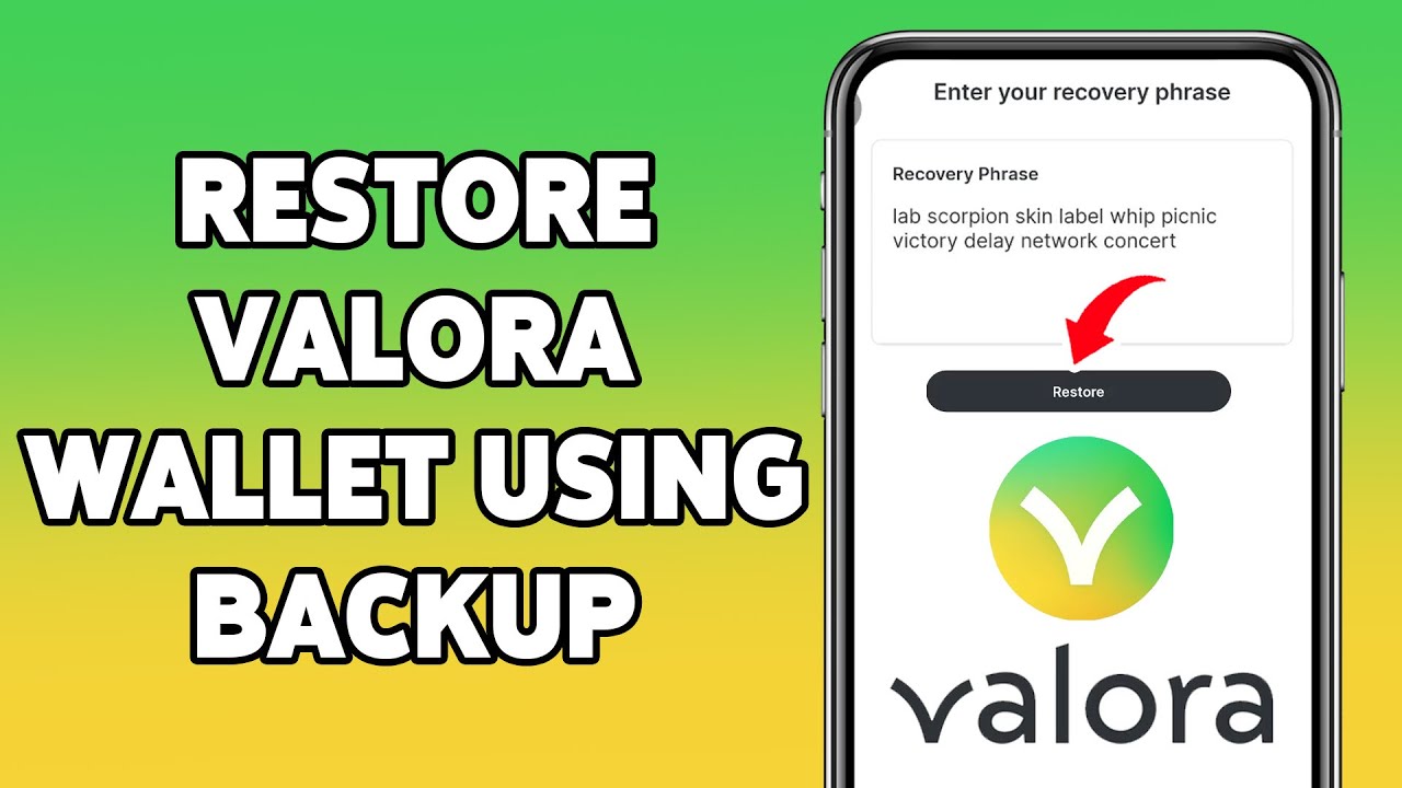 How To Restore Valora Wallet Using Backup 2025 | Recover Your Valora ...