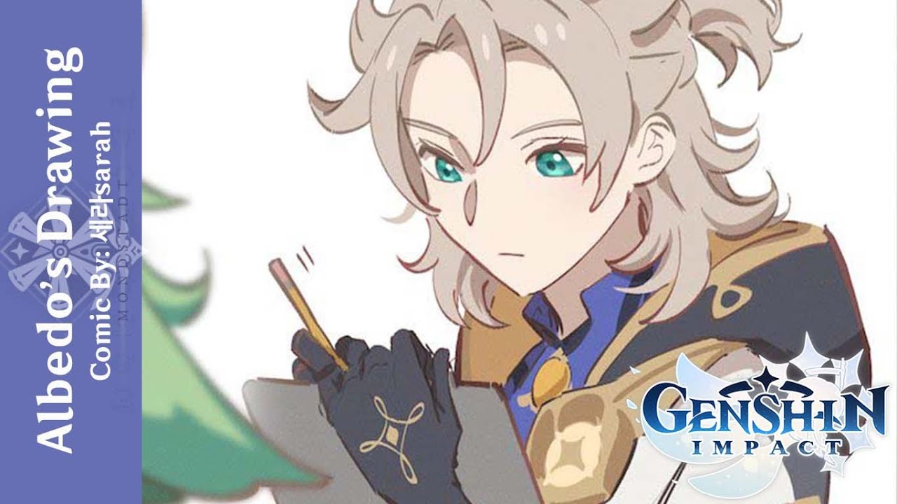 【Genshin Impact Dub Comic】 || 『Albedo's Drawing』 - YouTube