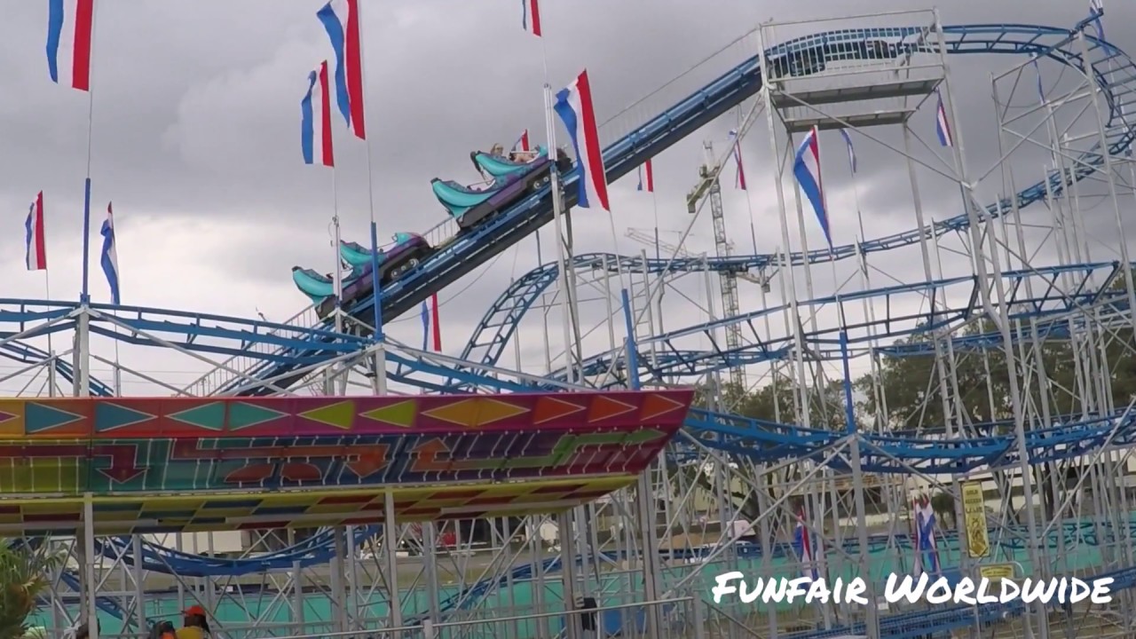 'SUPER CYCLONE COASTER" @ FLORIDA STATE FAIR (USA) 2018 - YouTube