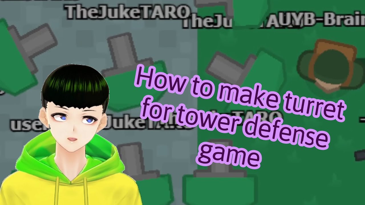 【Modd.io Tutorial #29】Make turret for tower defense game - YouTube