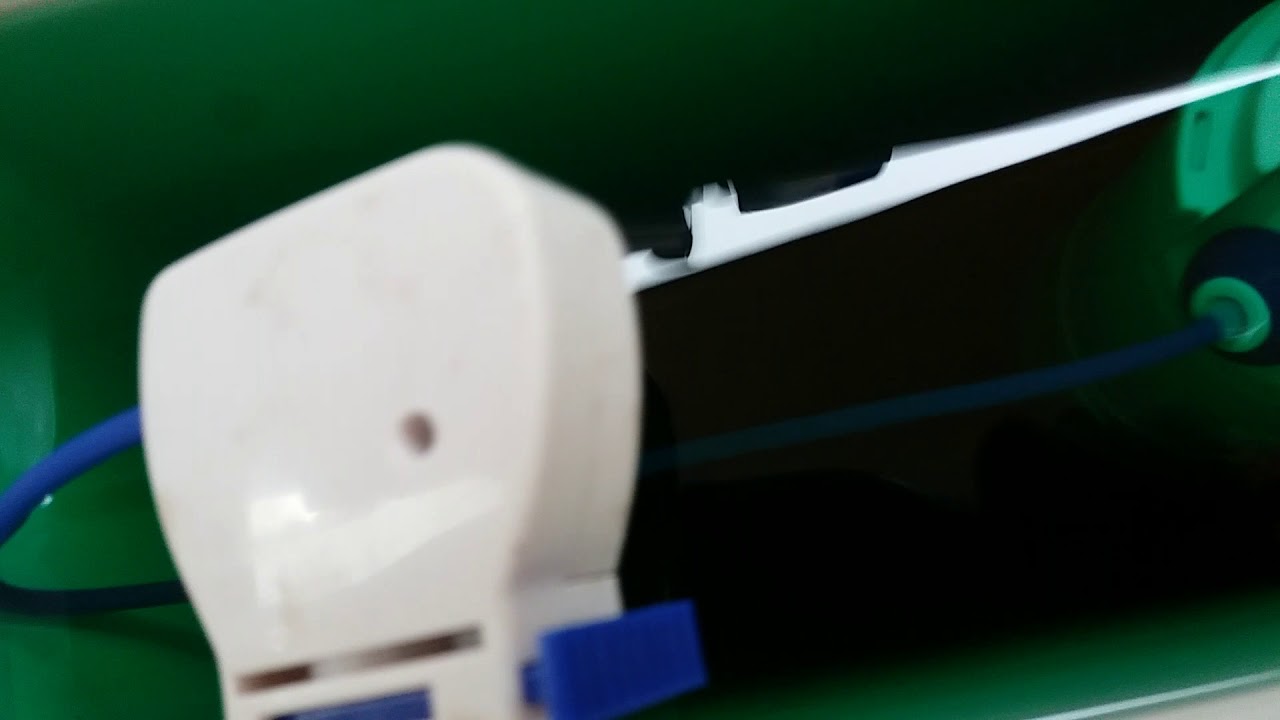 snow flush with green water. - YouTube