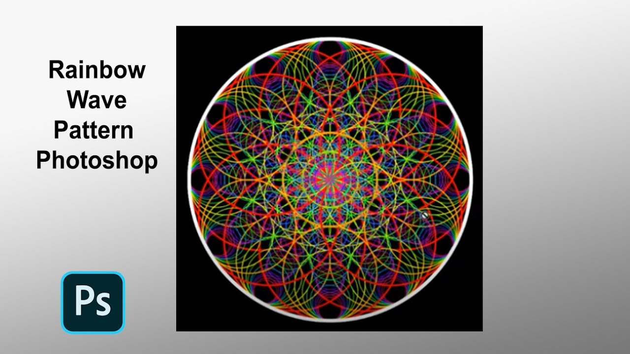 Rainbow Wave Pattern and Animation in Photoshop - YouTube