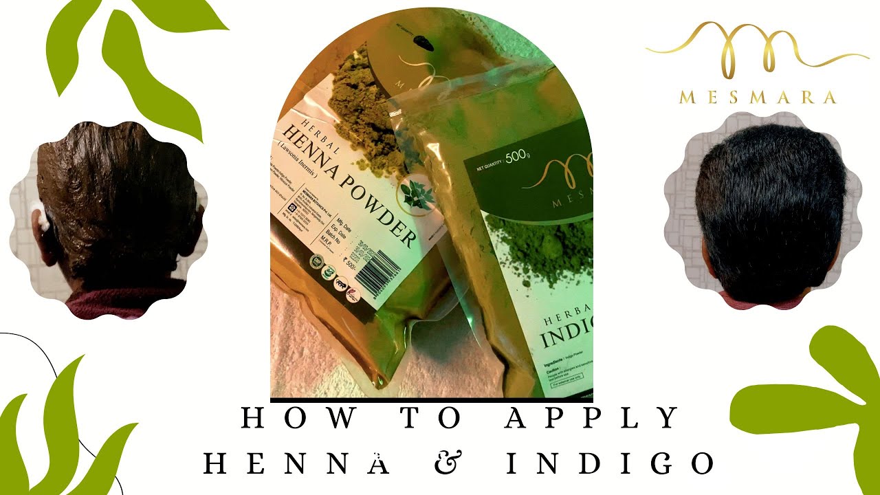 How to Apply Mesmara Henna and Indigo to get Natural Black Hair - Two ...