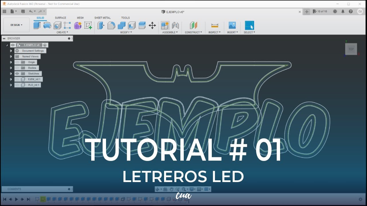 COMO HACER LETREROS LUMINOSOS LED / Tutorial completo / impresión 3D ...