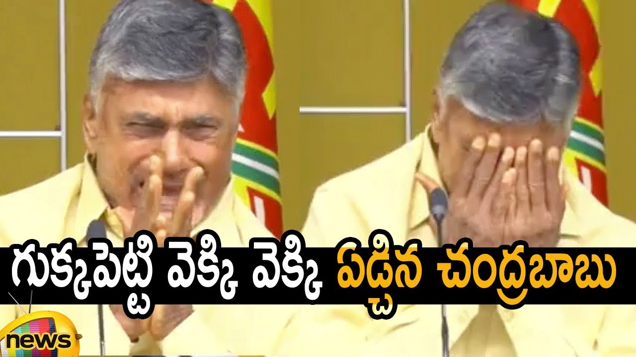 TDP Chief Chandrababu Naidu Shedded Tears In Press Meet | AP Political ...