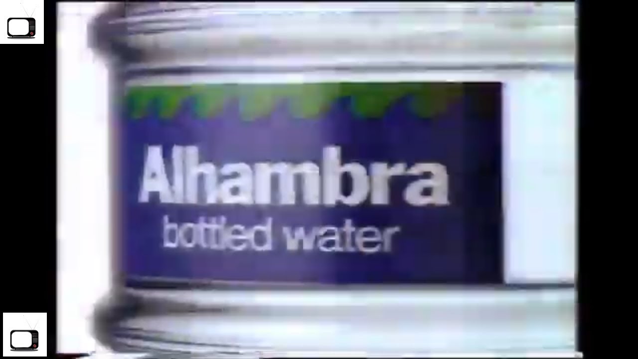 Alhambra Bottled Water Commercial (1987) - YouTube