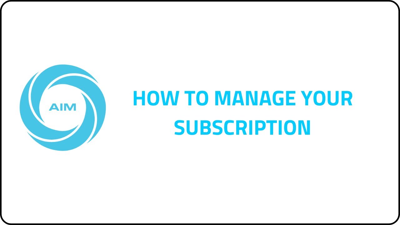 How to Manage Your Subscription - YouTube