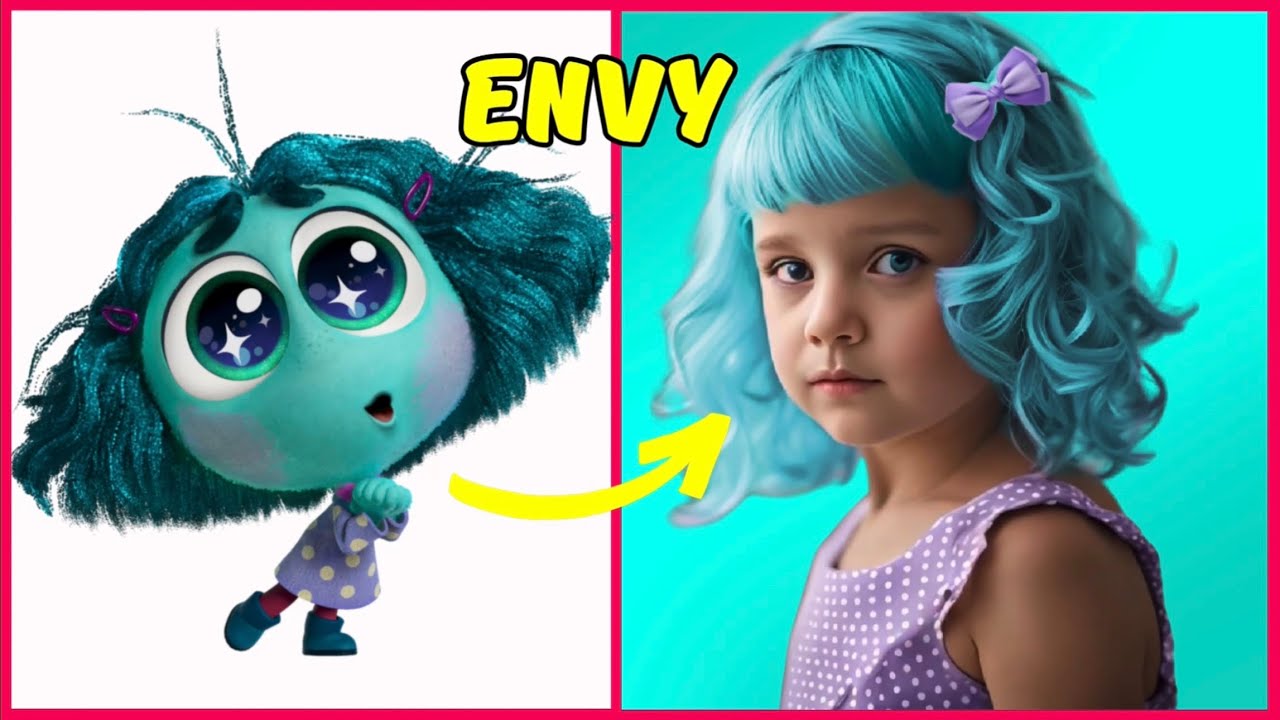 INSIDE OUT 2 Animation Movie Characters AS Baby 👶🏼 | Joy, Anxiety ...