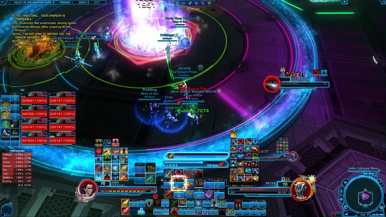 SWTOR 5.10 - SCYVA 8NIM - COMMANDO DPS ASSAULT SPECIALIST - YouTube