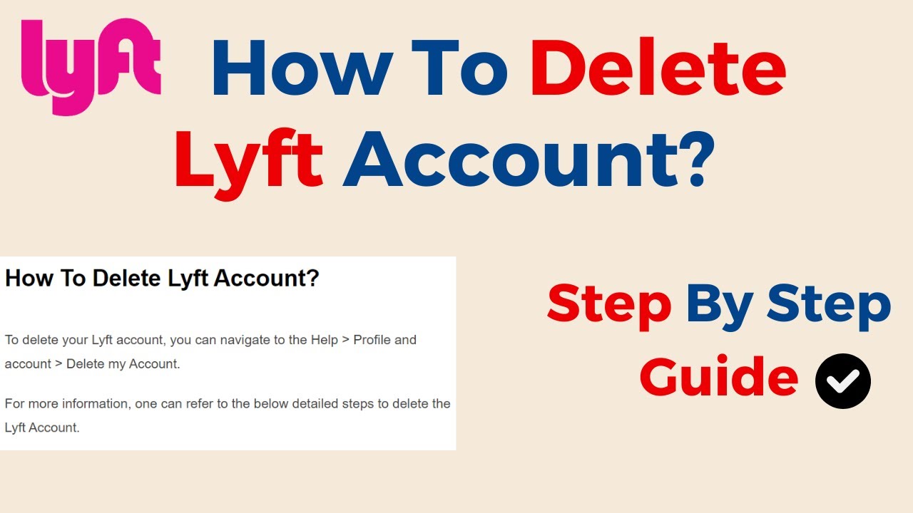 How To Delete Lyft Account? - YouTube