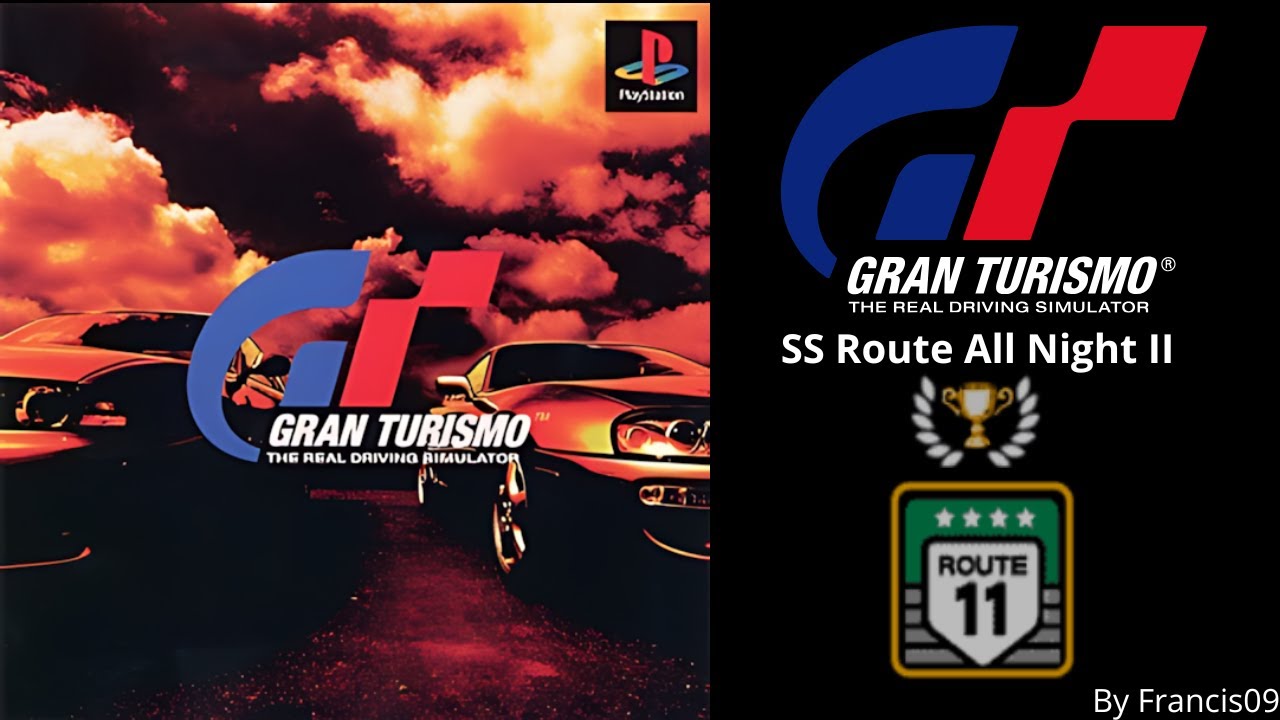 Let's play Gran Turismo 1 SS Route 11 Endurance II Francis09 - YouTube