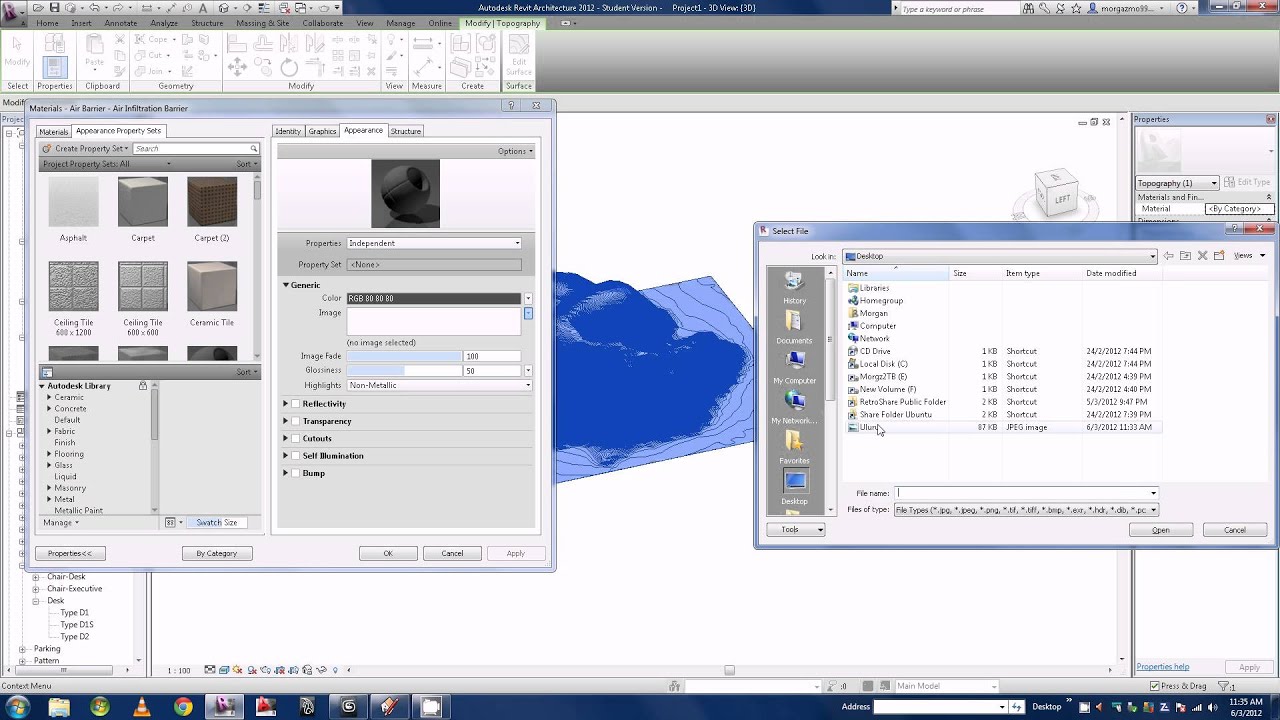 Import Topography And Material From Sketch Up To Revit 2012 YouTube import-topography-and-material-from-sketch-up-to-revit-2012-youtube