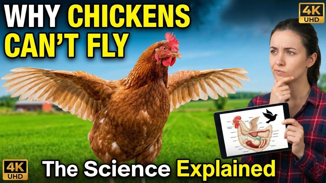 କୁକୁଡା କାହିଁକି ଉଡିପାରେ ନାହିଁ? | Why can't chickens fly? | Scientific ...