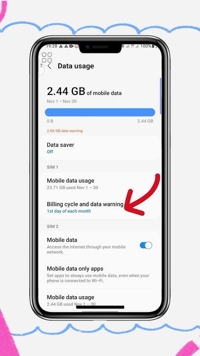 Disable data usage warning notification. #tawthartech #youtubeshorts - YouTube