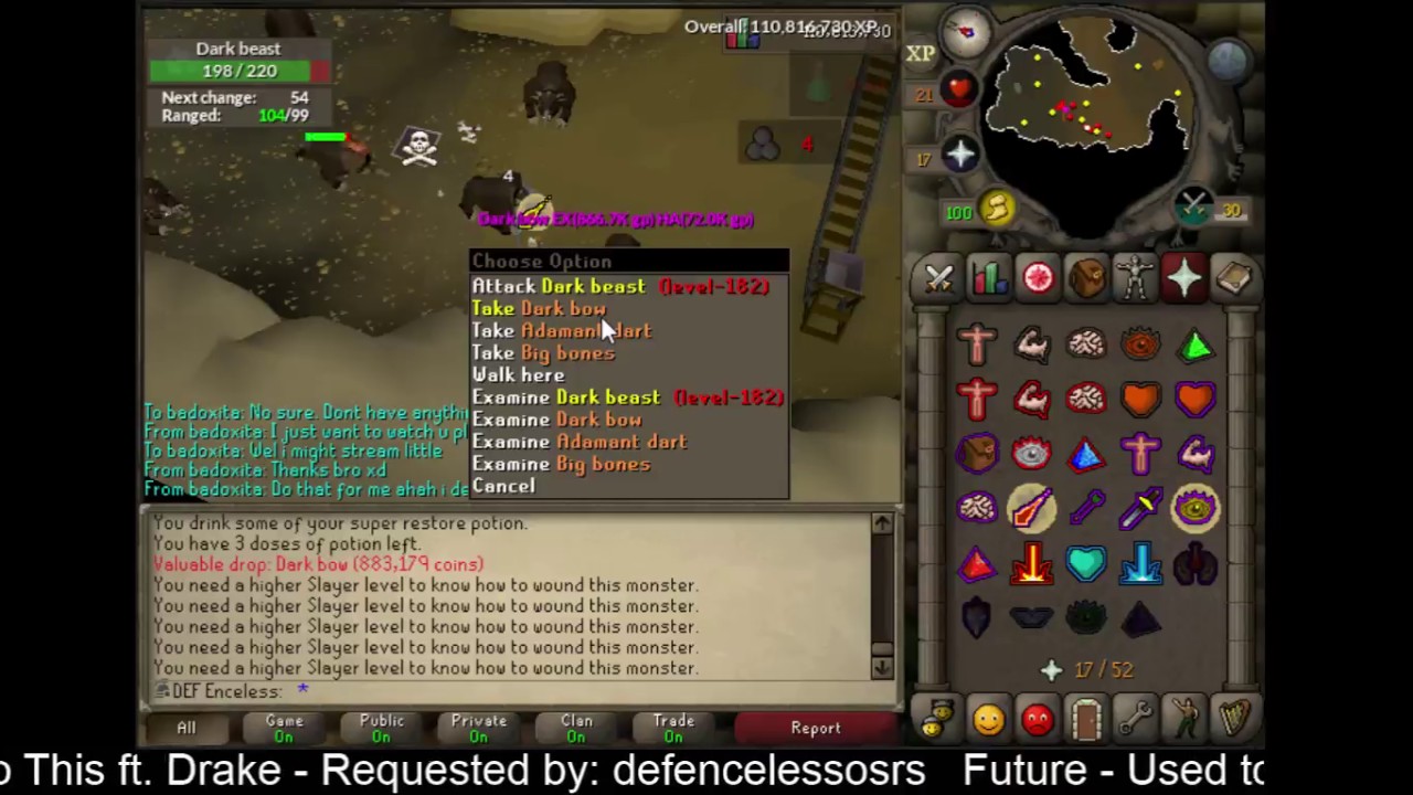 1Defence ironman. Darkbow drop! - YouTube