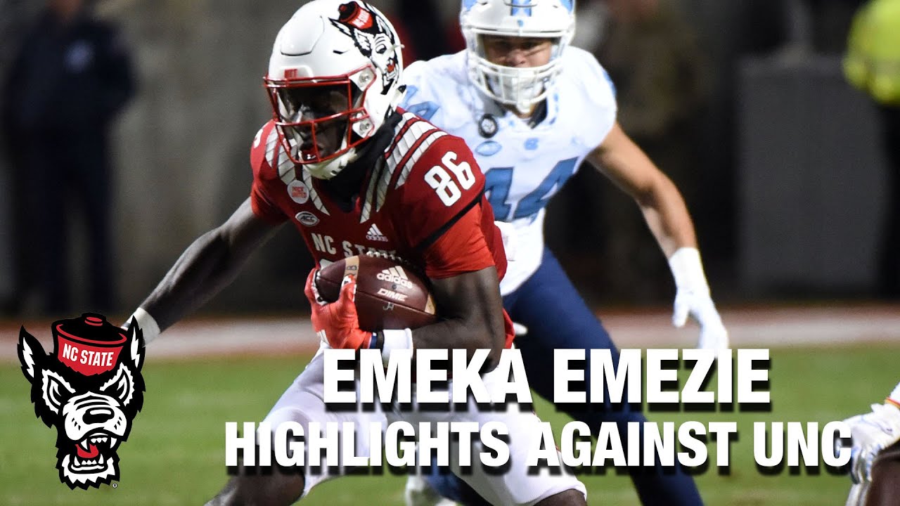 NC State's Emeka Emezie Highlights Against UNC - YouTube
