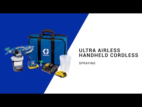 Ultra Airless Handheld Tutorial: how to spray with your sprayer