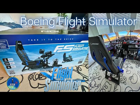 NEW Boeing Flight Simulator Cockpit Seat Unboxing from NextLevelRacing ...